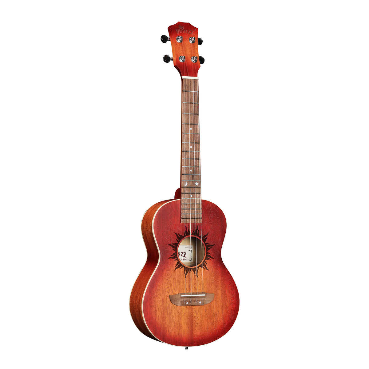 WINZZ AU07LA Mahogany Ukulele with Sun Engraved Soundhole– winzzguitars
